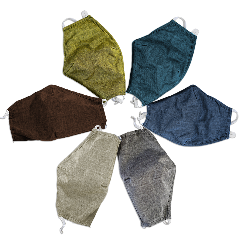 Three Layer Solid Cotton Endek Mask, 2 sizes - SALE CLOTHING & KIDS ...